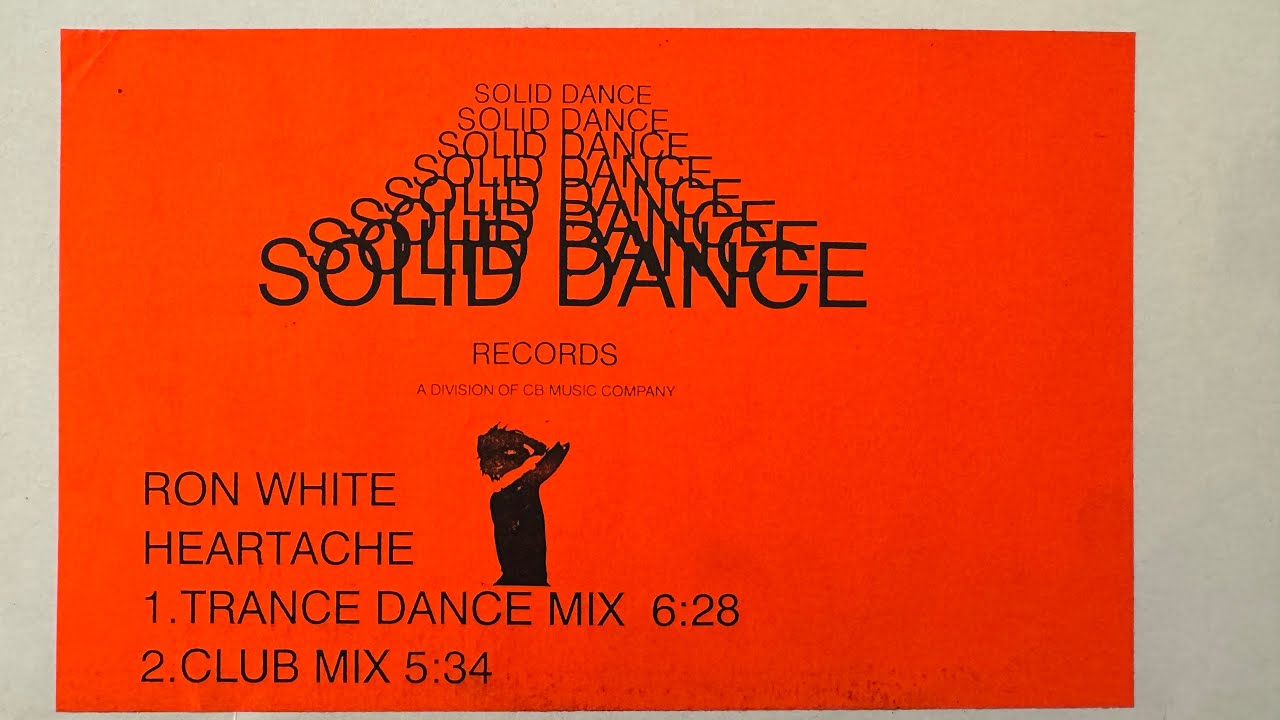 Ron White – Heartache (Club Mix) - Solid Dance Records – TNK-0115 (1993) - YouTube