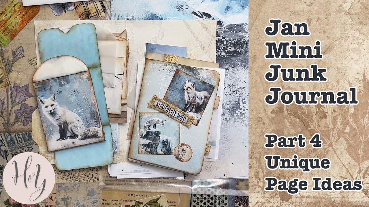 January Mini Junk Journal - Part 4 - YouTube