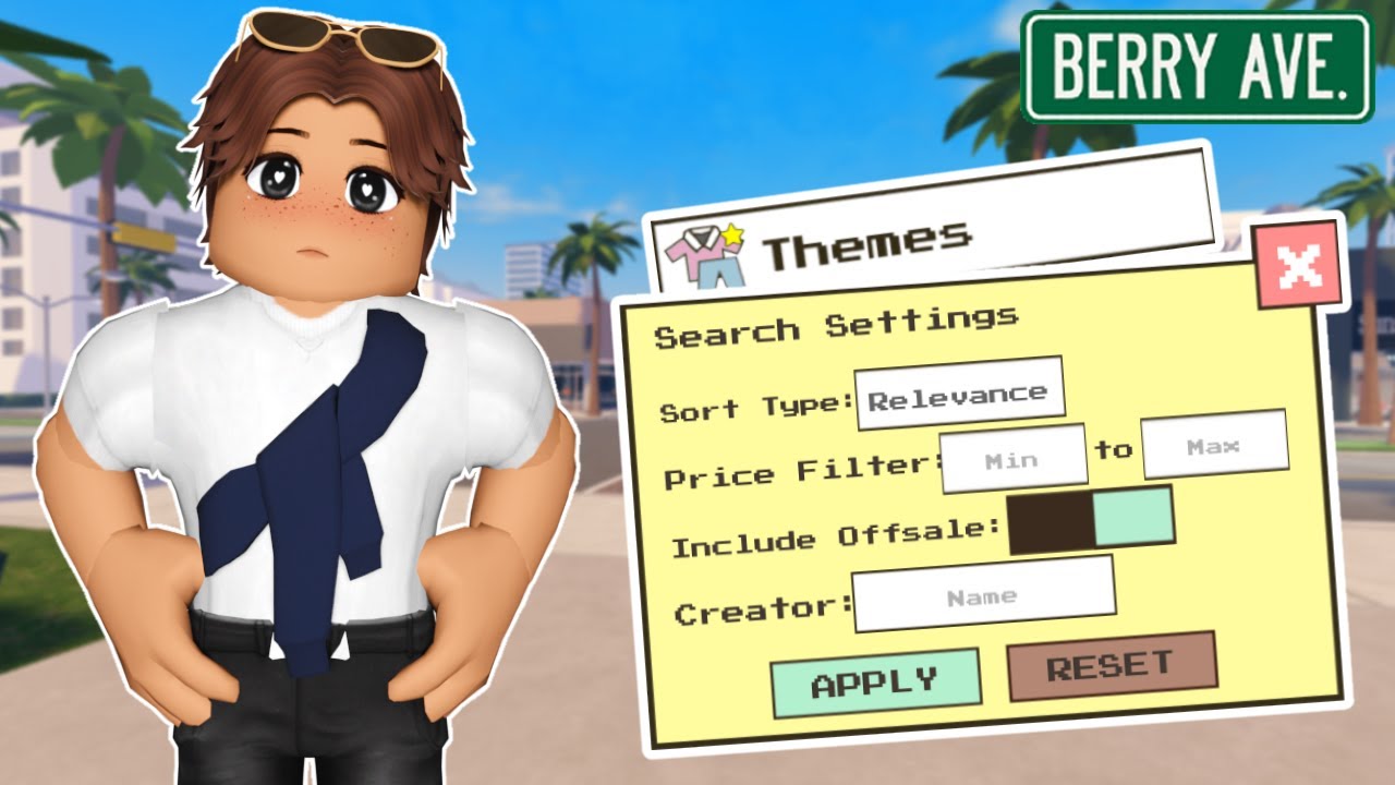 BERRY AVENUE AVATAR EDITOR UPDATE! *UPDATE 22* | Roblox Berry Avenue - YouTube