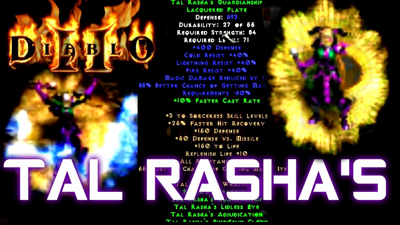 Tal Rasha's Wrappings - Diablo 2 - YouTube