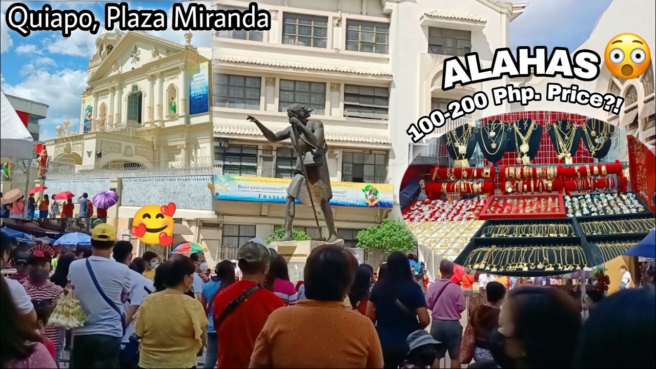 QUIAPO PLAZA MIRANDA UNDERGROUND SHOPPING CENTER!! - YouTube