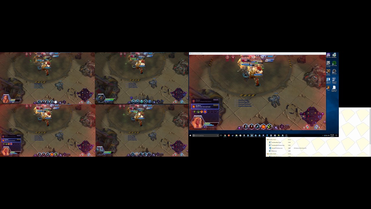 Multiboxing Hots Poorly With Terrible Ahk Script Youtube