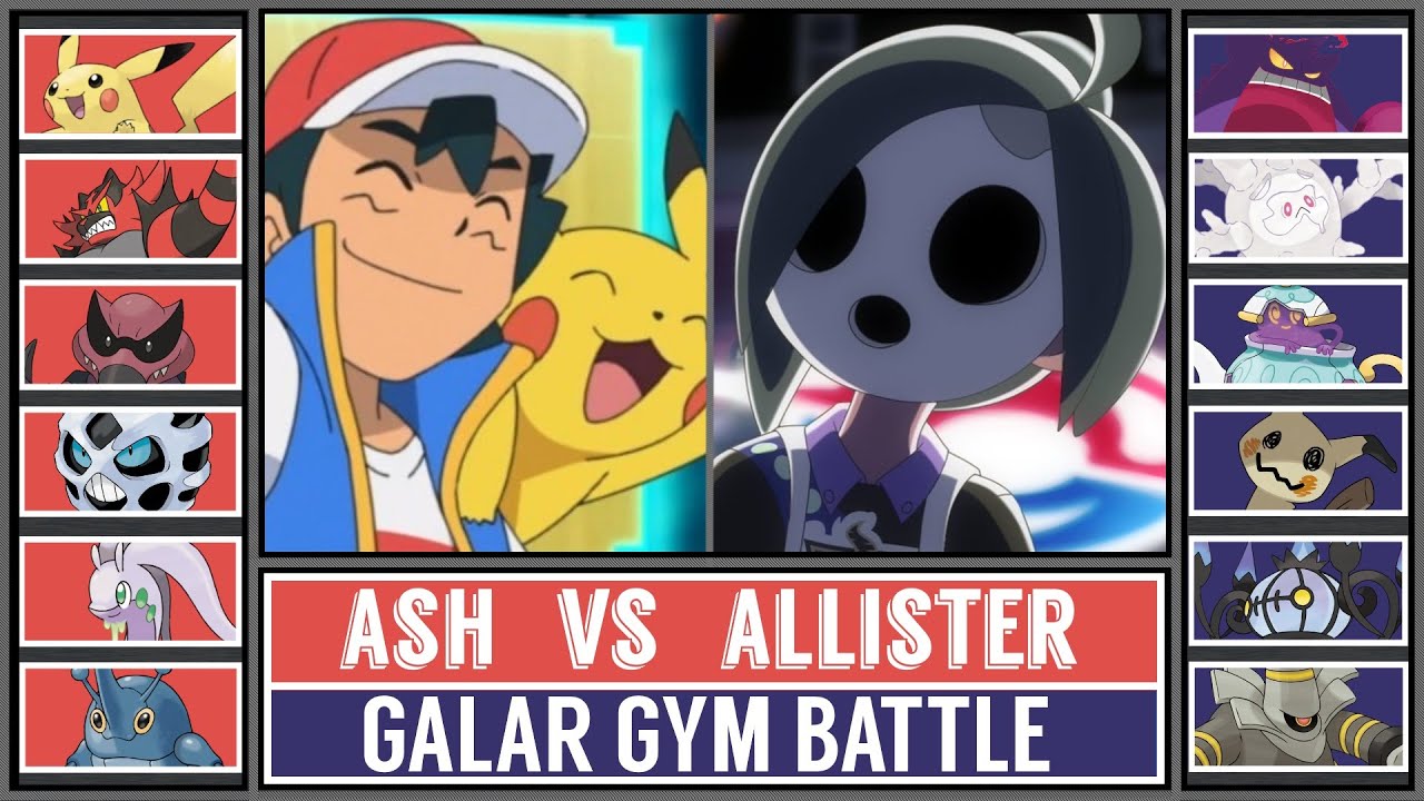 Galar Gym Battle: ASH vs ALLISTER! (Pokémon Sword/Shield) - YouTube