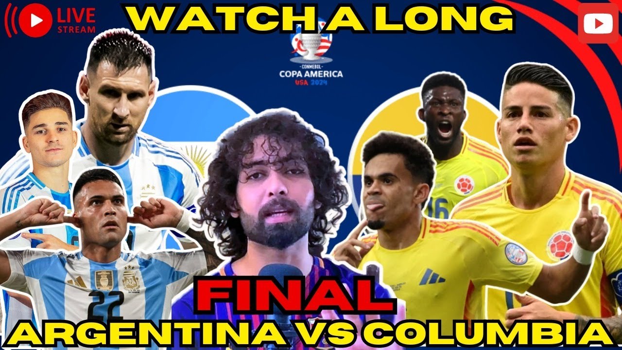 Argentina vs Columbia Copa America Final live watch a long|| Copa ...