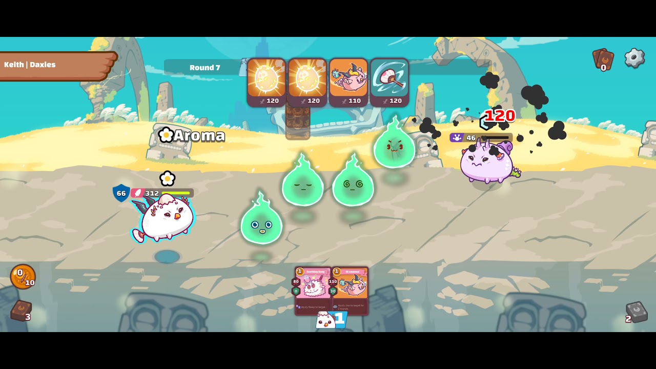 Begginner Axie Gameplay - YouTube