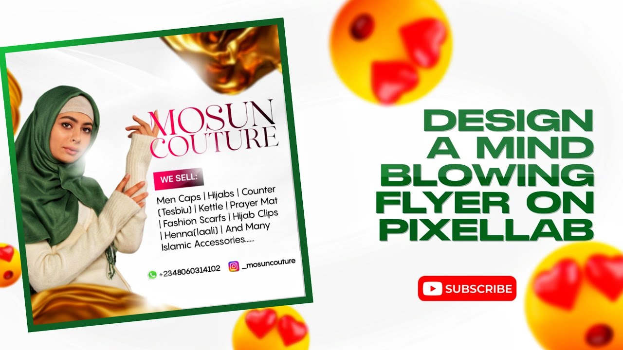 How to create a mind blowing Flyer on Pixellab from scratch | Snapseed ...