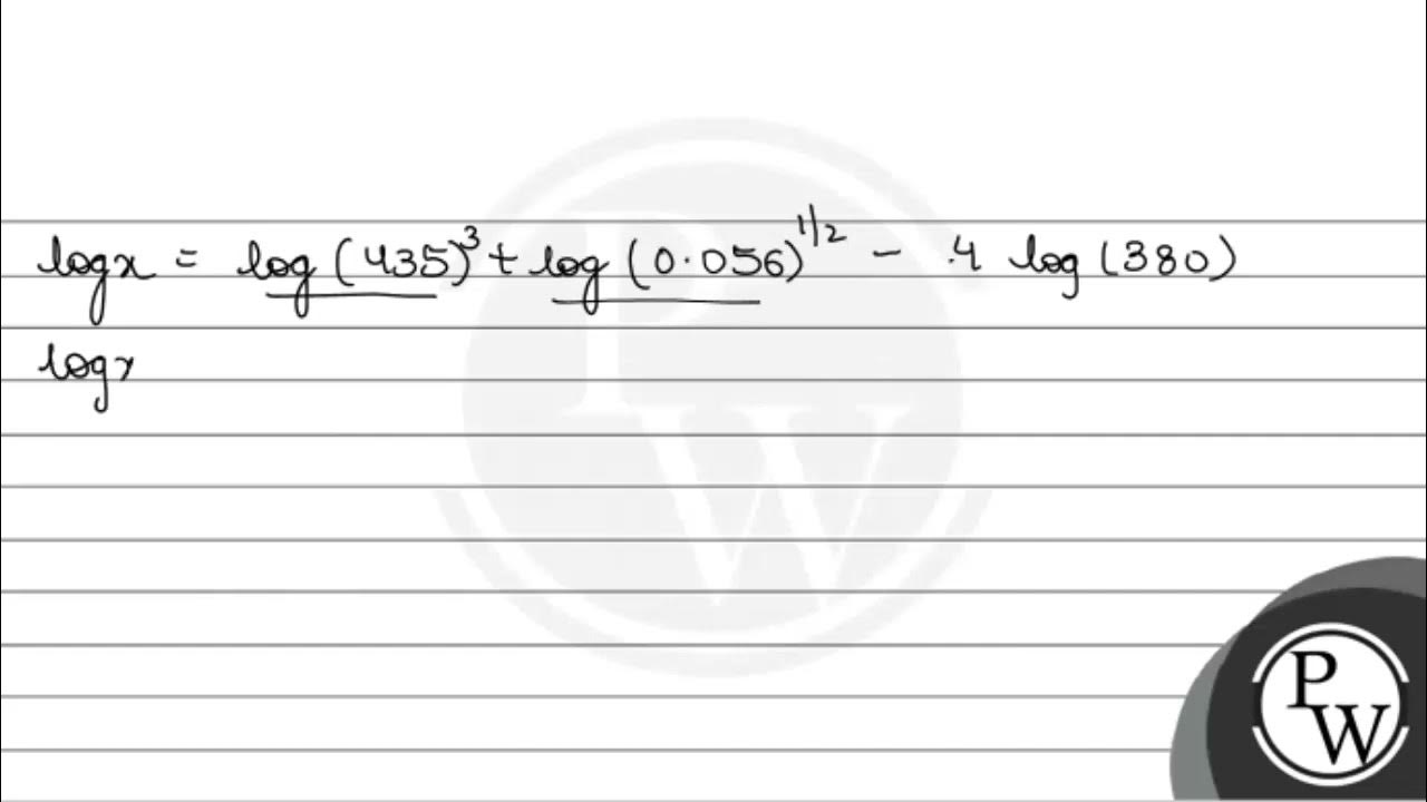 Find the approximate value of the following using \( \log \) tables : \[ \frac{(435)^{3} \times ...