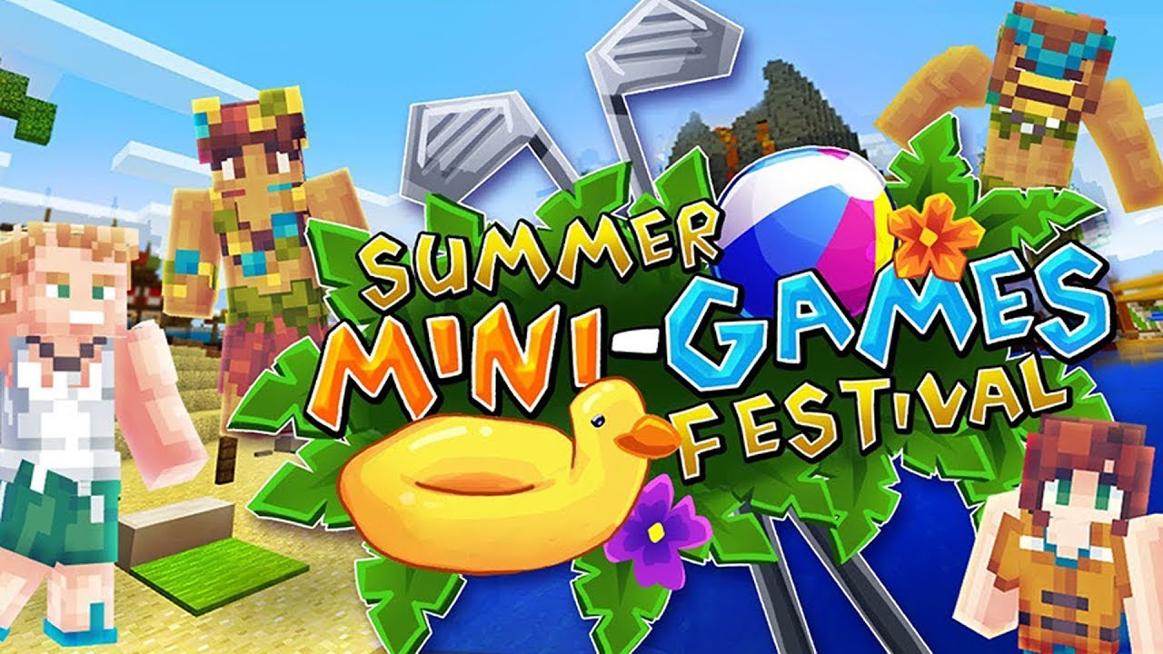 Minecraft Summer Mini Games Festival Gameplay Review - YouTube