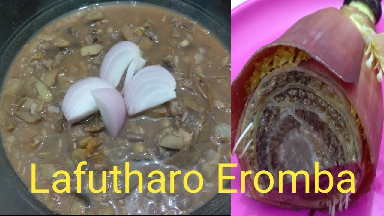 Laphutharo Eromba / Mashed Banana Blossom ( Manipuri curry ). - YouTube