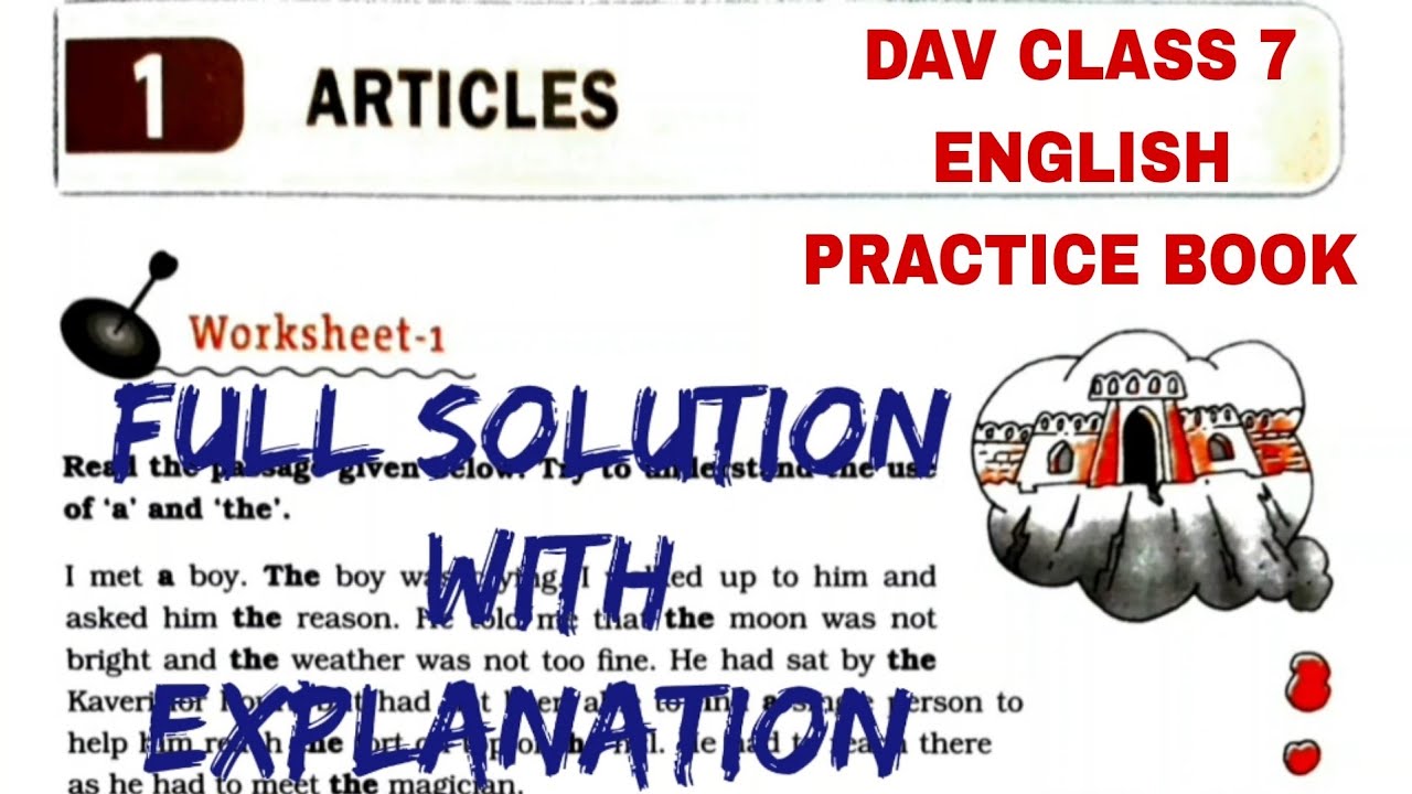 Dav Class 7 English Practice Book Chapter 1 Articles Solution dav-class-7-english-practice-book-chapter-1-articles-solution