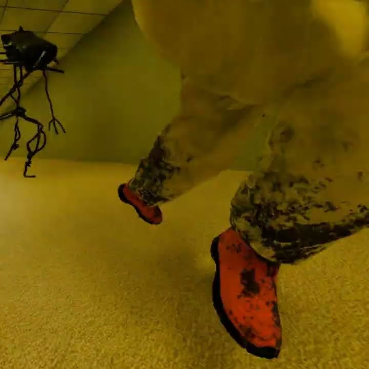 Run from the monster in the BACKROOMS to survive! (Found Footage) # ...