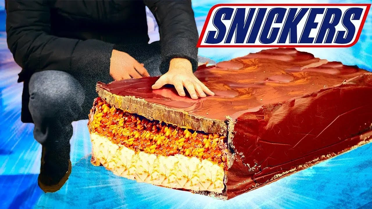 80 kg Snickers (Big Size Food) - YouTube
