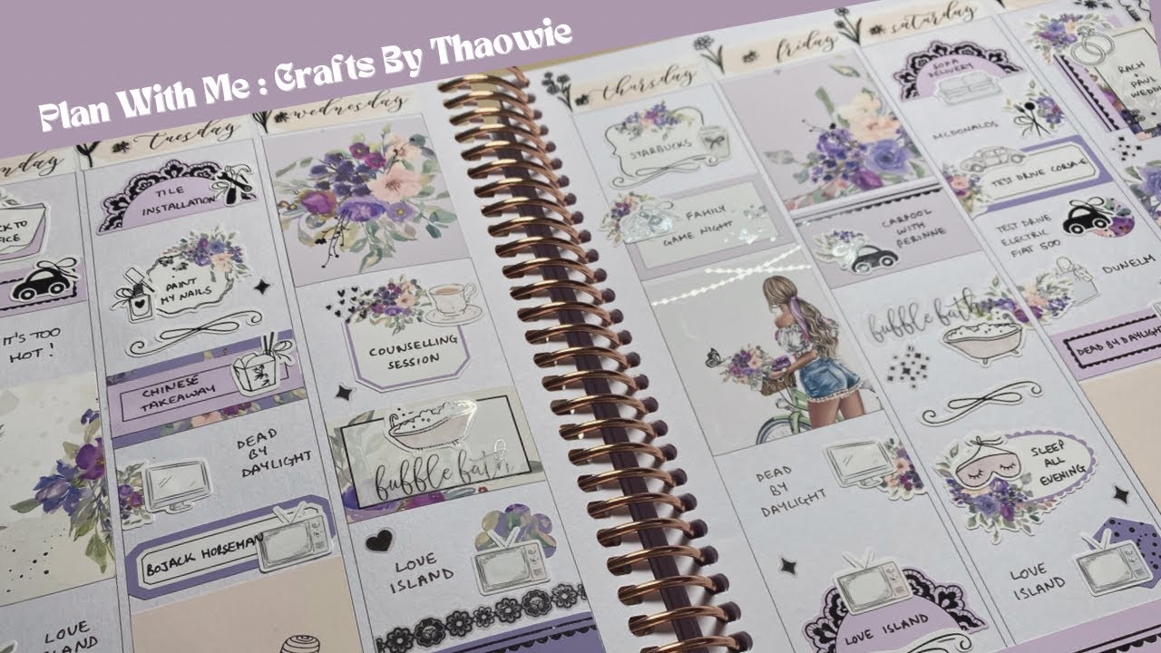 First Ever Plan With Me - Crafts by Thaowie - Changes - YouTube
