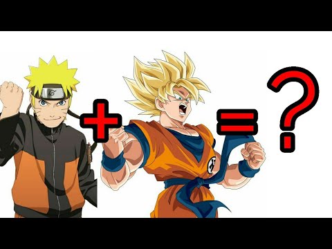 VERY EASY, how to draw fusion NARUTO + SONGOKU DRAGONBALL Z into cartoon for kids