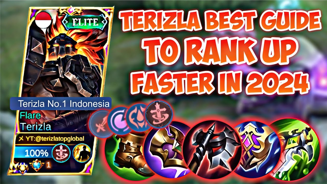 TERIZLA BEST GUIDE TO RANK UP FASTER IN 2024 BEST BUILD ITEM - YouTube