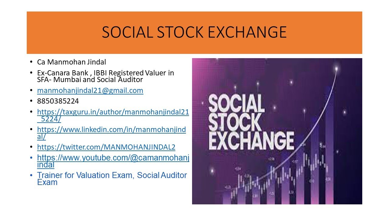 SOCIAL STOCK EXHANGE - YouTube