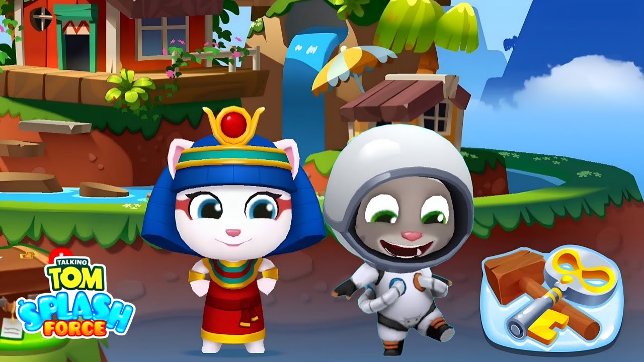 TALKING TOM SPLASH FORCE - LILU Gameplay (Android, iOS) Mobile - YouTube