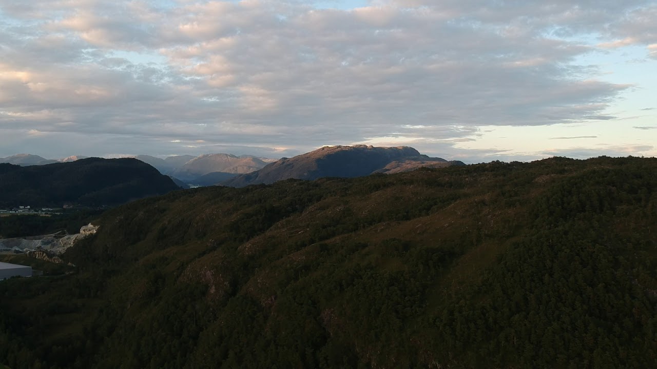 Sunset over Os in norway - YouTube