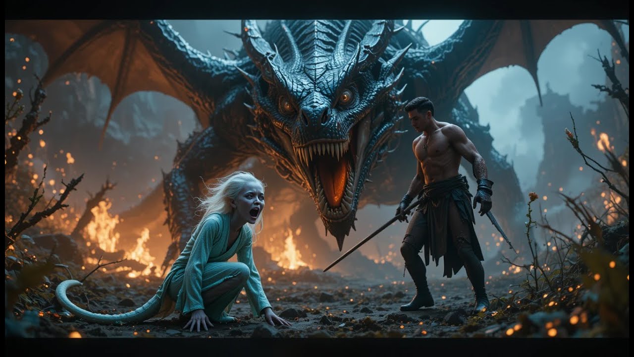 The Alien Child Screamed—Then a Human Faced the Dragon Alone to Protect ...