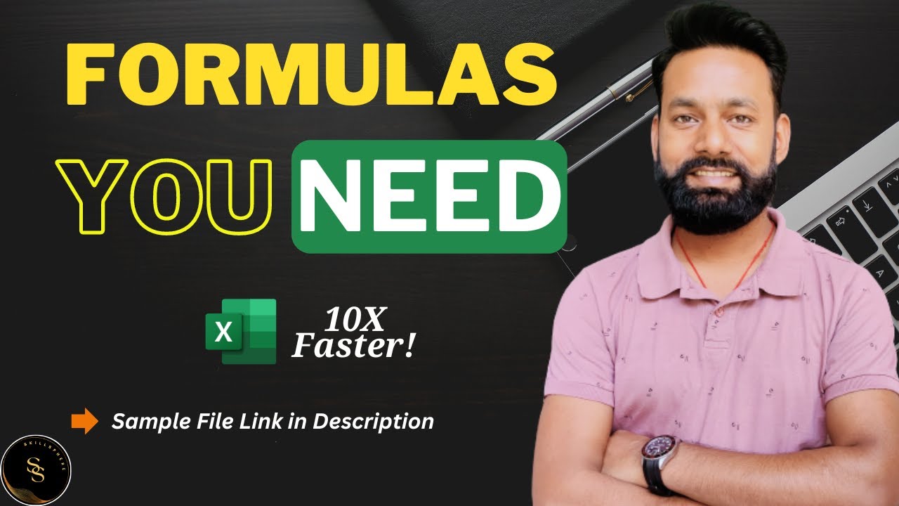 Top 10 Essential formulas in Excel 365 || Formulas You Need || Excel ...