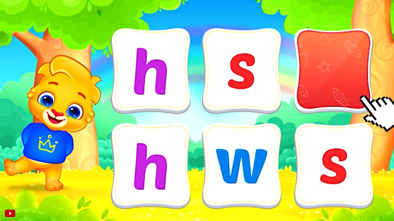 ABC Kids - Tracing & Phonics | Match the letters | Memory Card Game ...