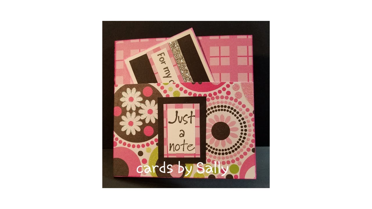 Step-By-Step: Cute 3"x3" Pocket Card with Front Pocket, Happy Mail ...