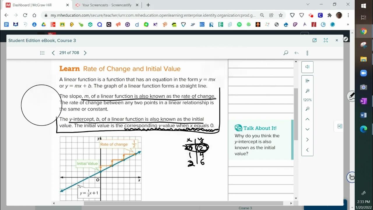 RMC3M5 Lesson 5-3 Construct Linear Functions Part 1 - YouTube