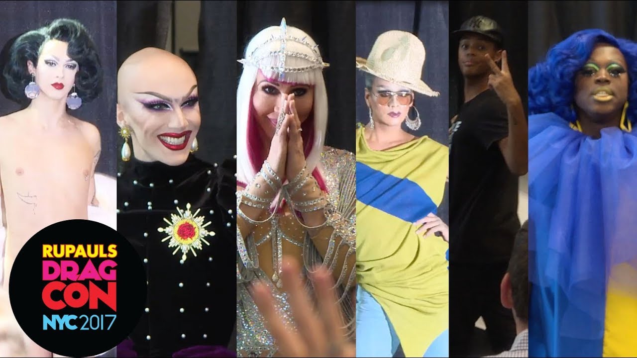 Bob, Chad, Raja, Sasha, Tyra and Violet: Crowned Queen Runway at RuPaul ...