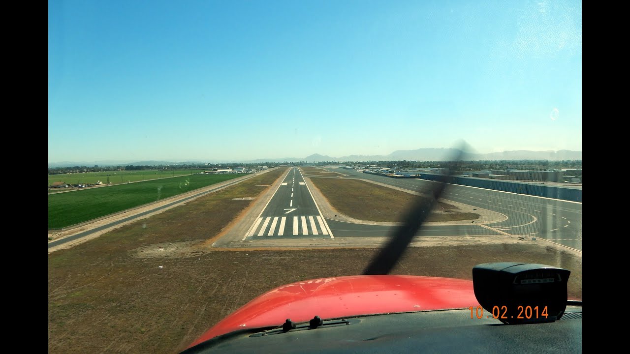 GoPro Cessna 172 Touch-N-Go at Oxnard Airport, Fly Over Ventura Harbor ...