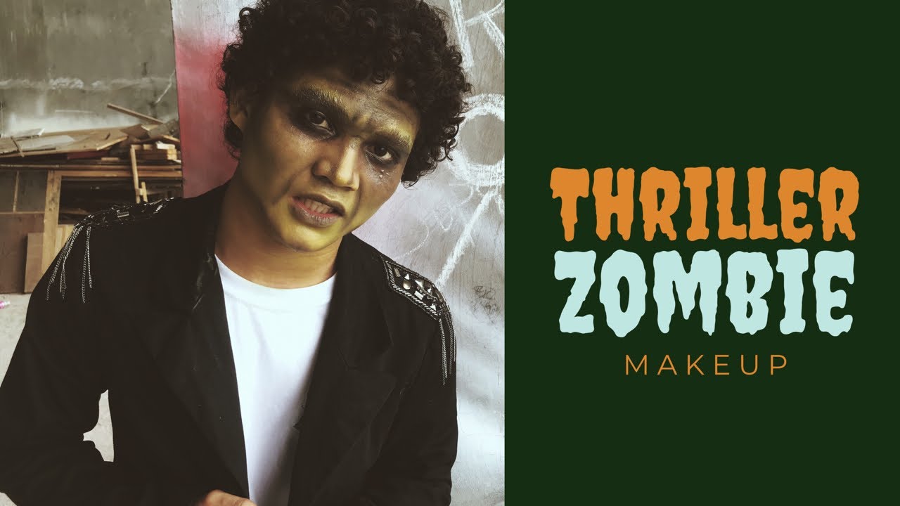 Michael Jackson “THRILLER” Zombie Makeup! | Halloween 2018 | Jay ...