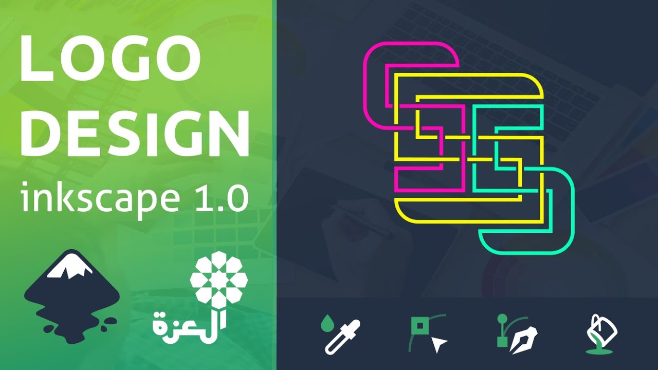 logo design : easy celtic knot style | inkscape 1.0 tutorial - YouTube