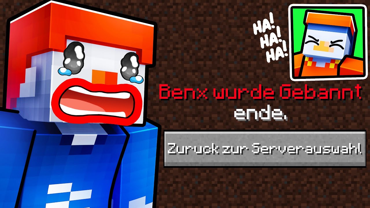 BENX wird GEBANNT von Minecraft Helden! - YouTube
