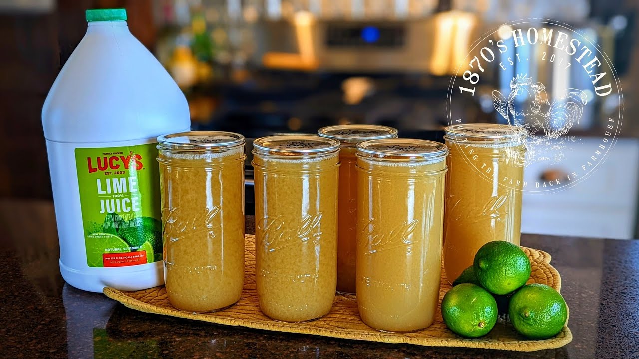 PANTRY HACKS | Fill Your Pantry - Lime Juice Canning - YouTube