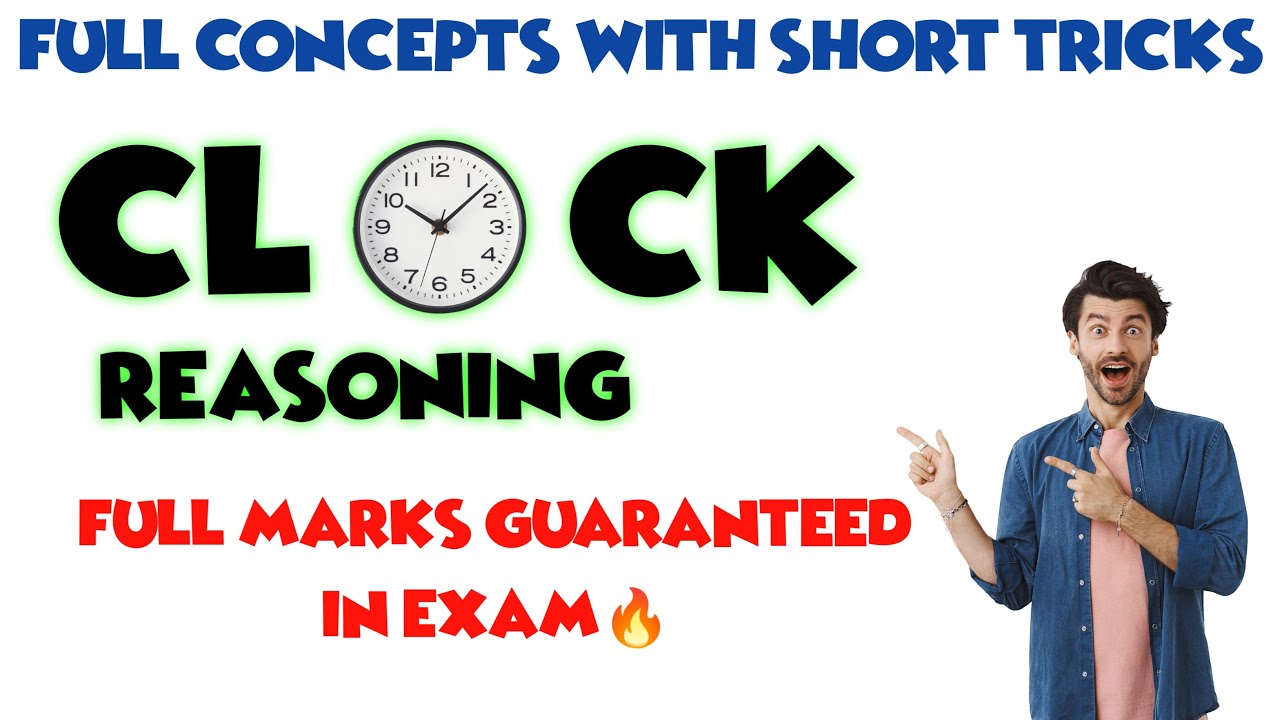 Clock | Clocks Reasoning Tricks | Clock Reasoning for ipmat In Hindi ...