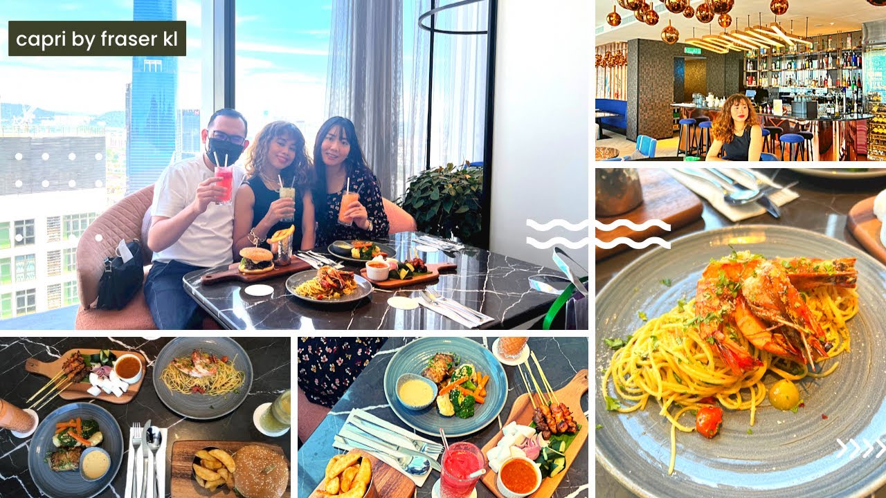 HAVING LUNCH AT CAPRI BY FRASER KUALA LUMPUR (4k HD) - YouTube
