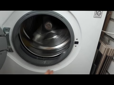 LG Washing machine destruction by using two heavy towels - YouTube