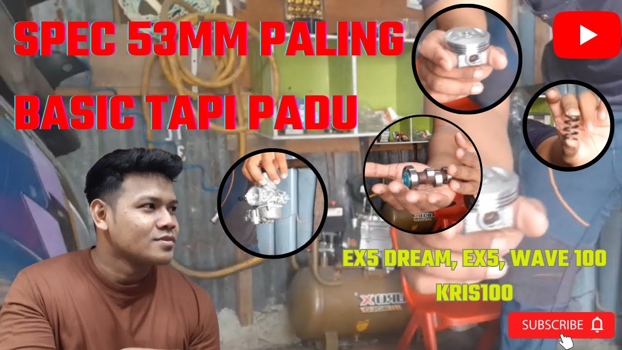 PART 5 | SPEC 53MM PALING BASIC TAPI POWER | WAVE100 SPEC 53MM | EX5DREAM SPEC 53MM BOLEH PAKAI ...