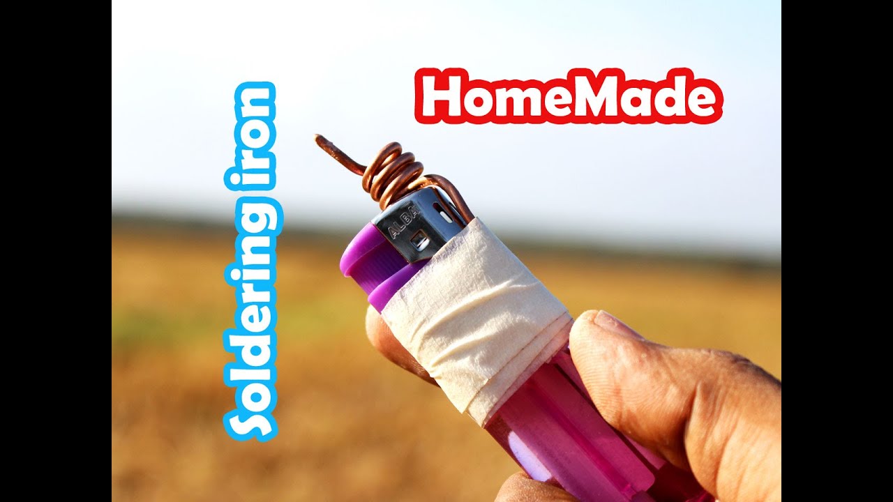 How to Make a Emergency Soldering iron - Easy Tutorials - YouTube