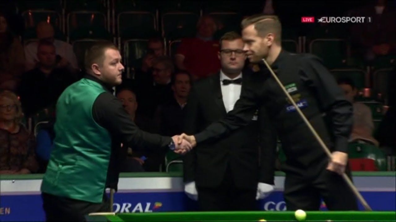 Billliards - Mark Allen v Robin Hull Northern Ireland Open 2016 - YouTube