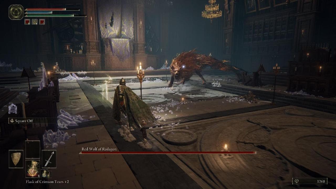 ELDEN RING - Boss Fight Red Wolf of Radagon - PS5 Vagabond Gameplay ...