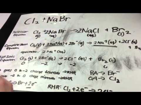 Cl2 + NaBr Equation Video - YouTube