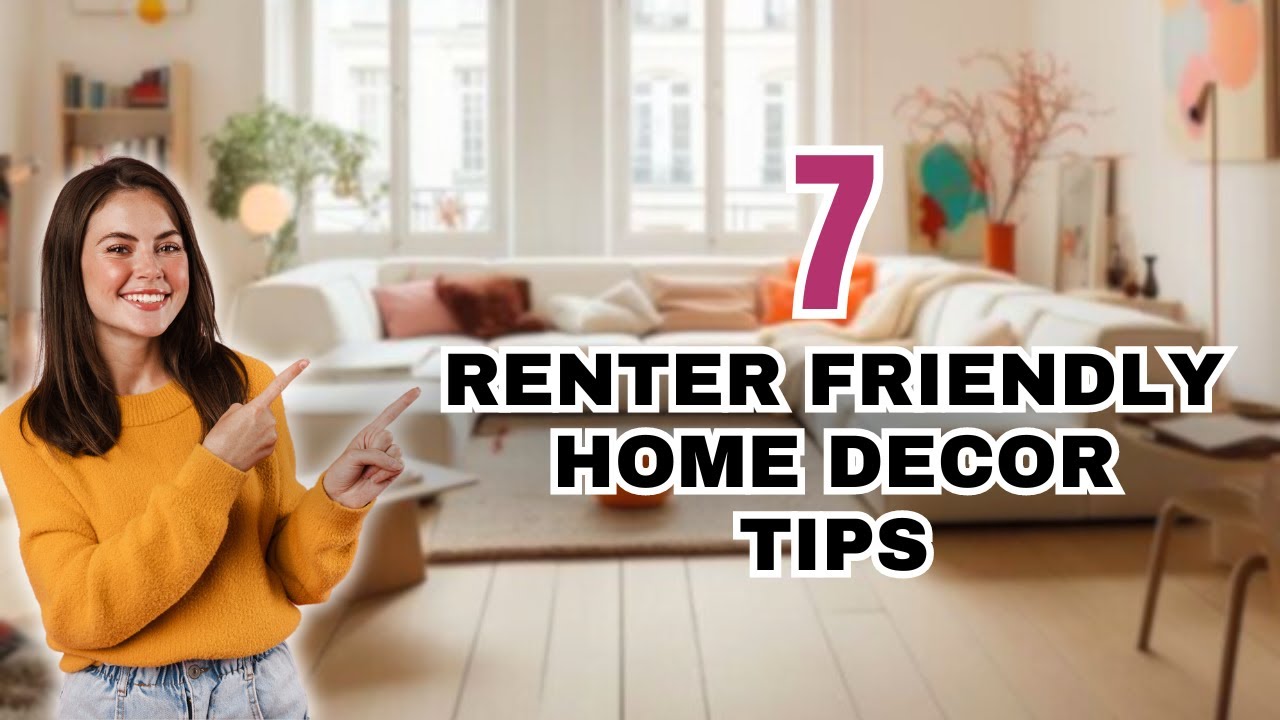 7 RENTER Friendly Home DECOR IDEAS I Design Hacks - YouTube