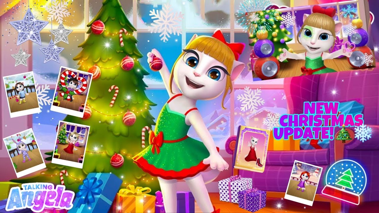 My Talking Angela💝|New Christmas update!😉🌲🎁/Thank you so much for 2K ...