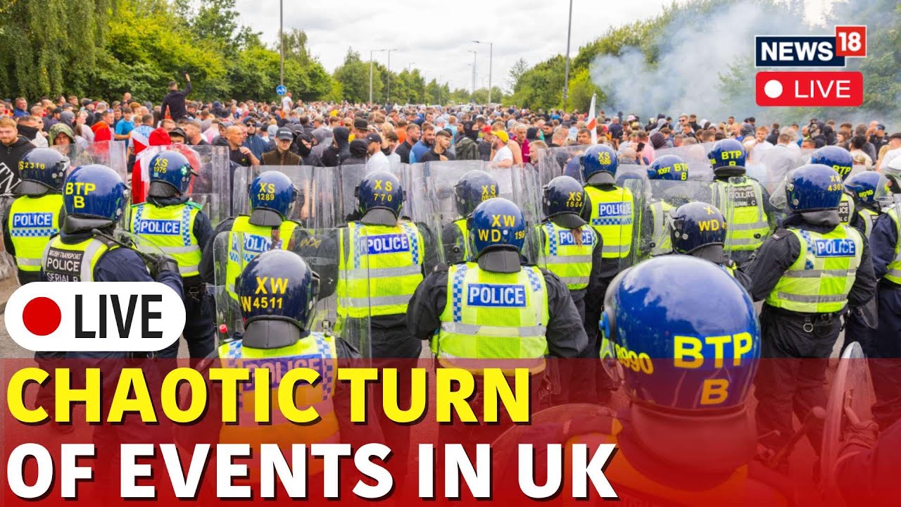 UK Riots Live | Chaotic Turn In UK Protests | UK News Live | UK Protest ...