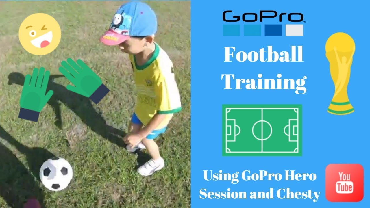 GoPro - Football training with Hero Session and chesty - YouTube