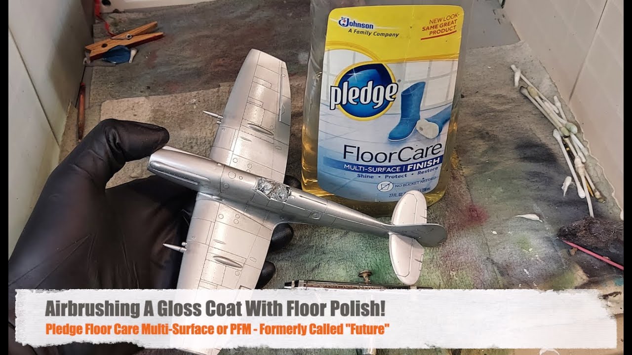 Airbrushing a Clear Coat with Future Floor Polish (or PFM as it's ...