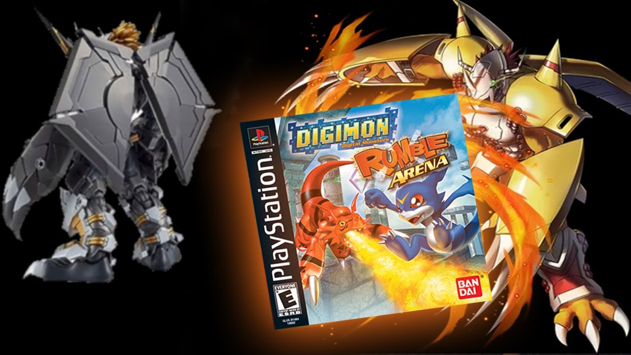 PS1 DIGIMON RUMBLE ARENA 1! LIBERANDO O BLACK WAR GREYMON NO HARD - YouTube