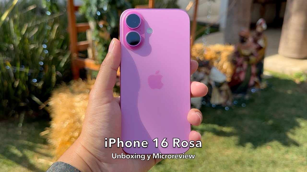 Este es el iPhone 16 (Color rosa) - MicroReview y Unboxing - YouTube