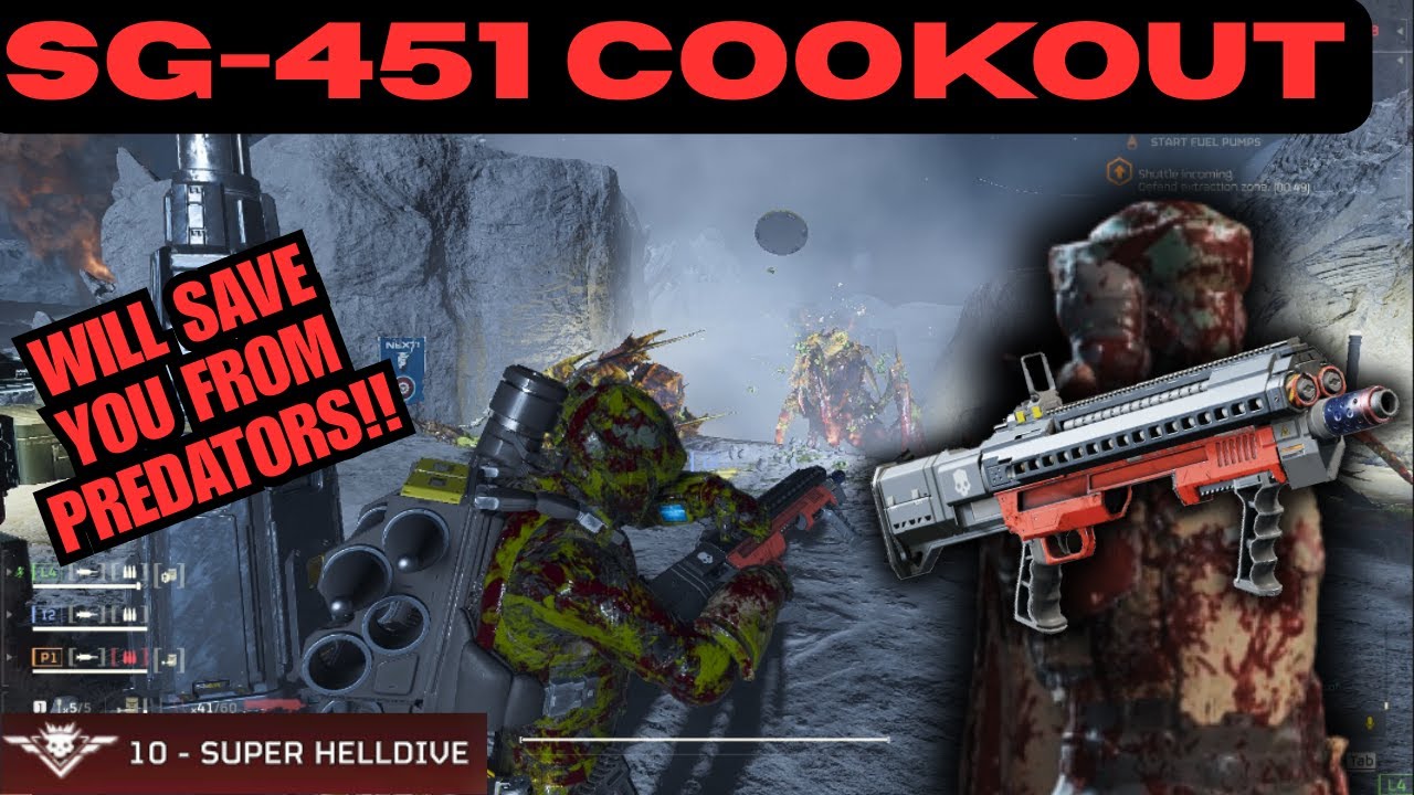 Helldivers 2 | COOKOUT WILL SAVE YOU FROM PREDATOR STALKERS!!!! - YouTube
