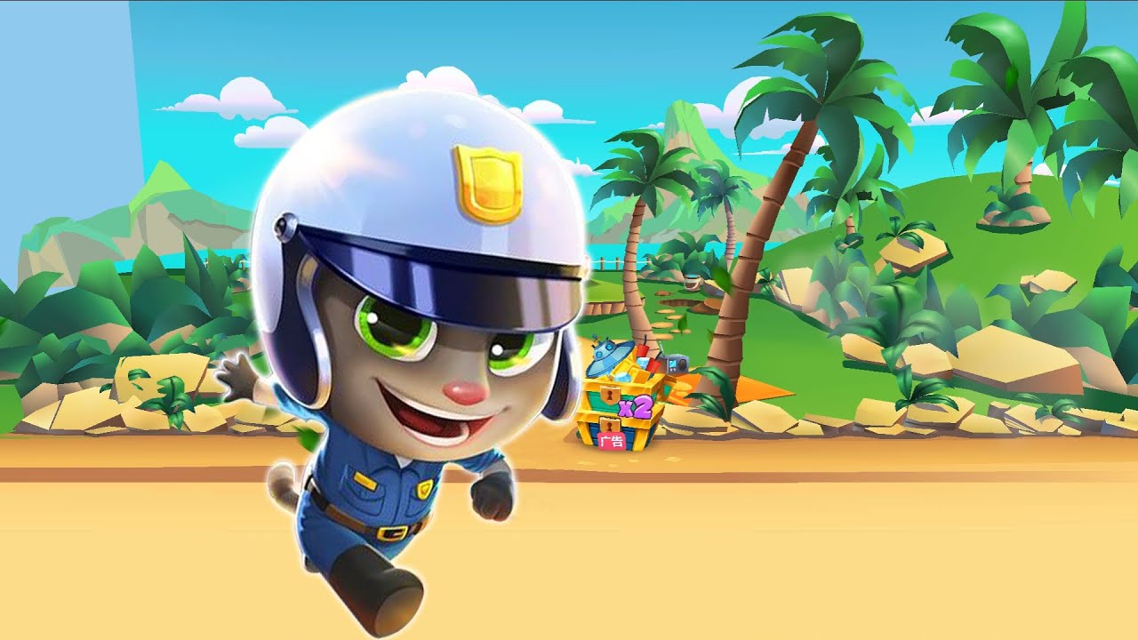 talking tom gold run - Officer Tom Fights Boss in Lost City World 💥💥 ...